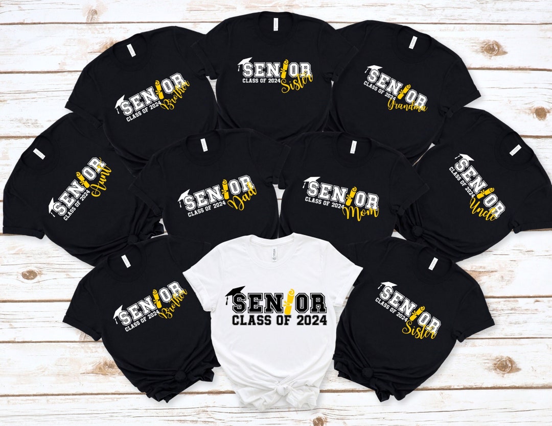 Custom Family Graduation Shirts, High School Grad Crew Shirt Graduation ...