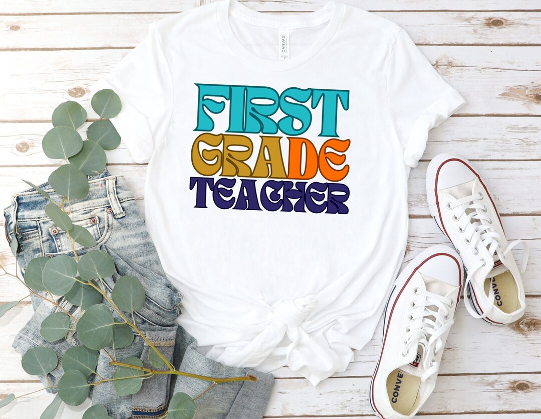 First Grade Teacher Shirt, Teach Love Inspire Shirt, Teacher Shirt ...