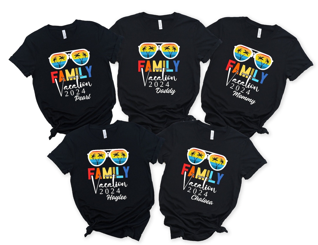 Custom Family Vacation T-shirt: Matching Trip Shirts - Etsy