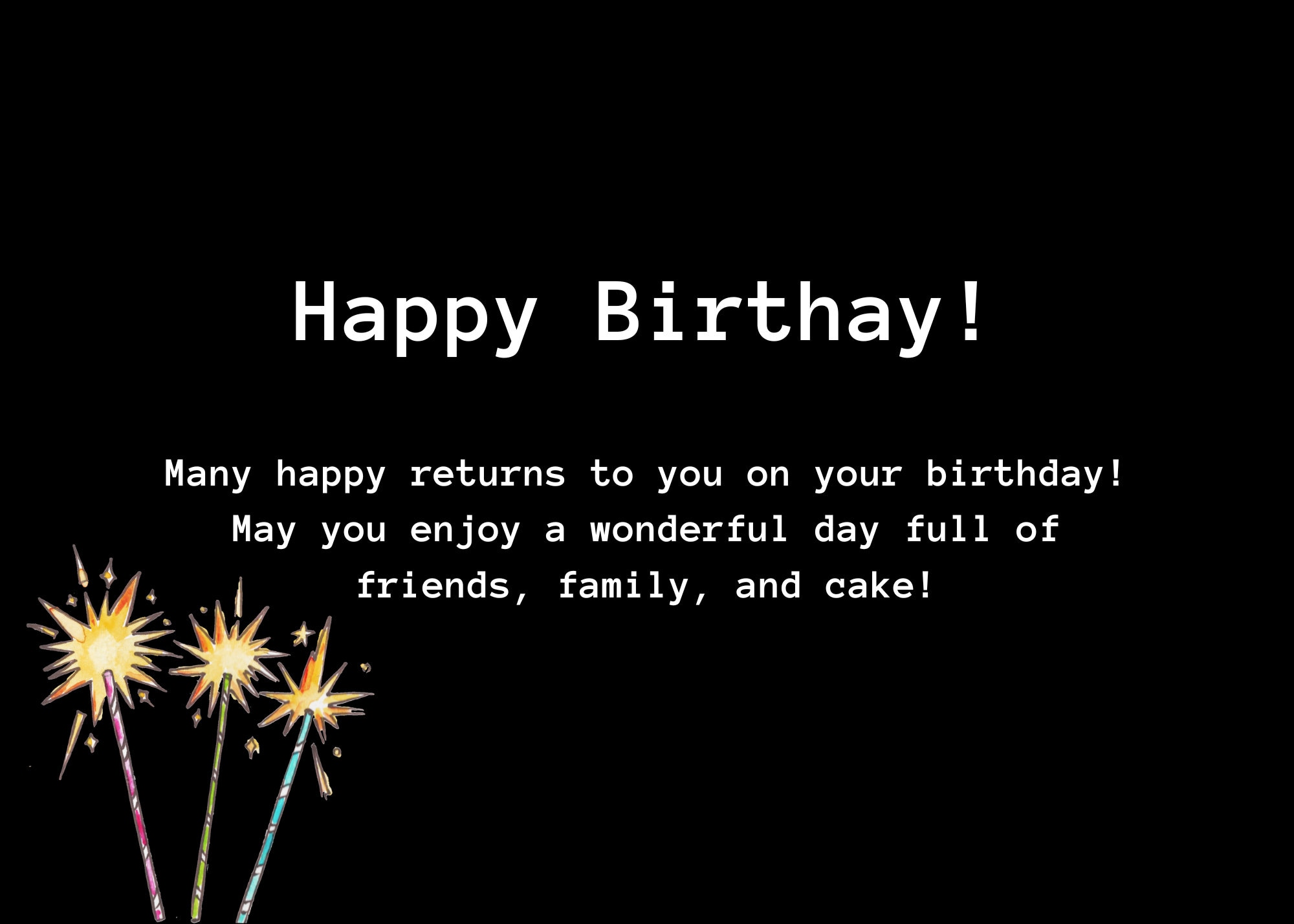 Happy Birthday Wishes Editable Card Editable Birthday Card - Etsy