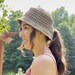 Crochet Pony Bucket Hat Pattern - Etsy