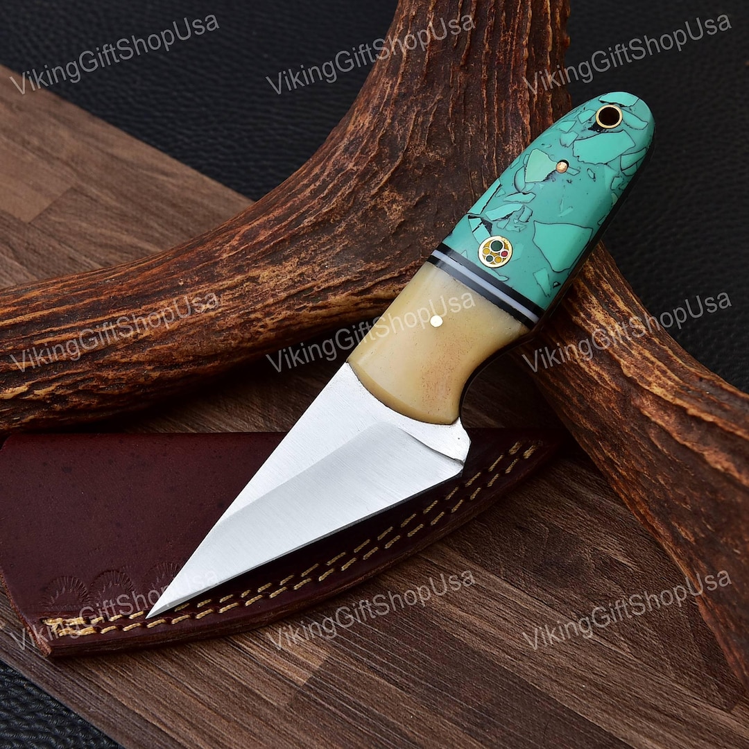 Hand Forged Japanese Style Kiridashi Knife, EDC Knife, Skinner Knife ...
