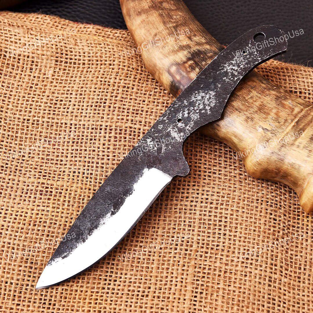 Carbon Steel Handmade Camping Knife Blank Blade, Blank Blades, Hand ...