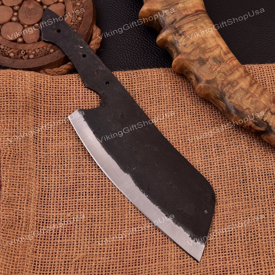Handmade Clever Knife Blank Blade, Meat Chopper Blank Knife, Hand ...
