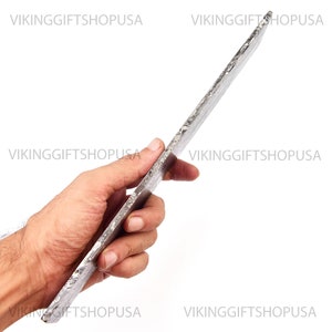 Damascus Steel Mosaic Palm Feather Pattern Billet, Hand Forged Damascus ...
