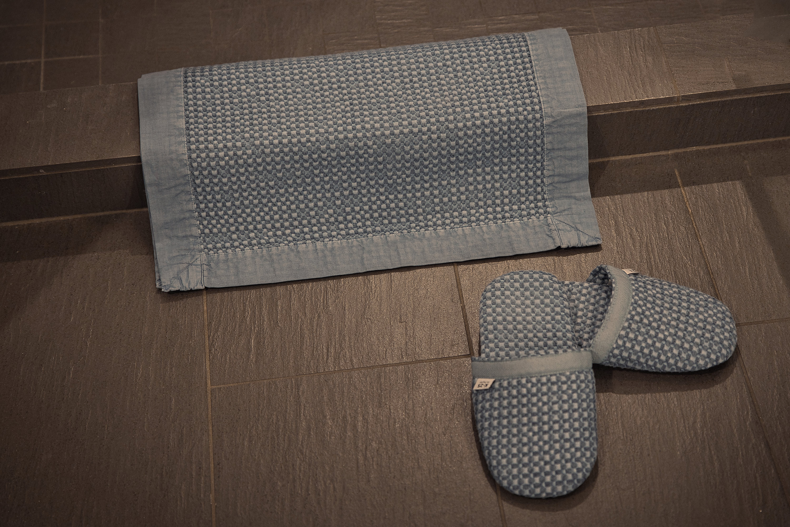 Luxury Waffle Slippers Unisex for Men or Women 100% Cotton, Machine ...