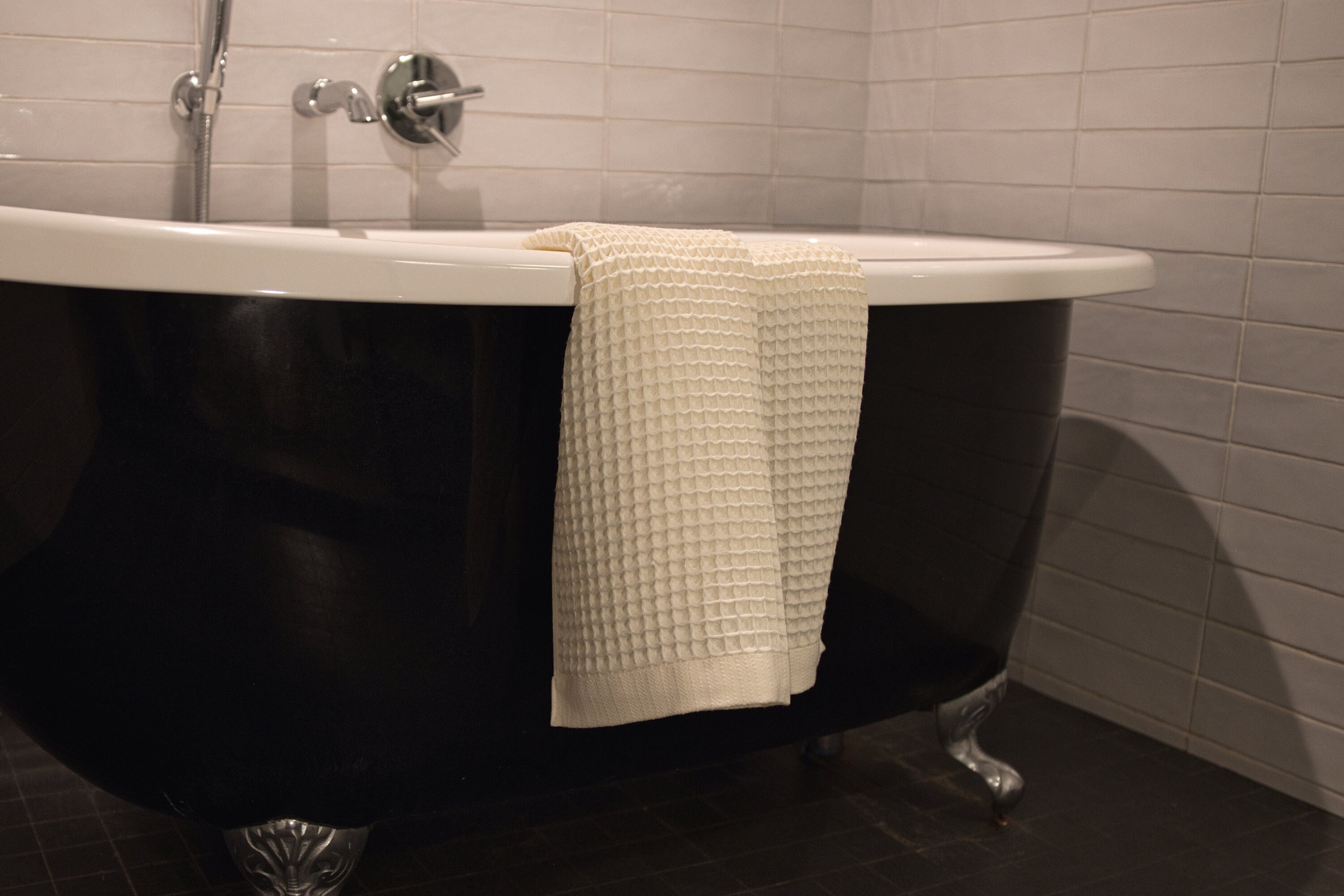 Luxury Waffle Hand Towel 100% Organic Cotton, Quick-dry Soft Bath ...