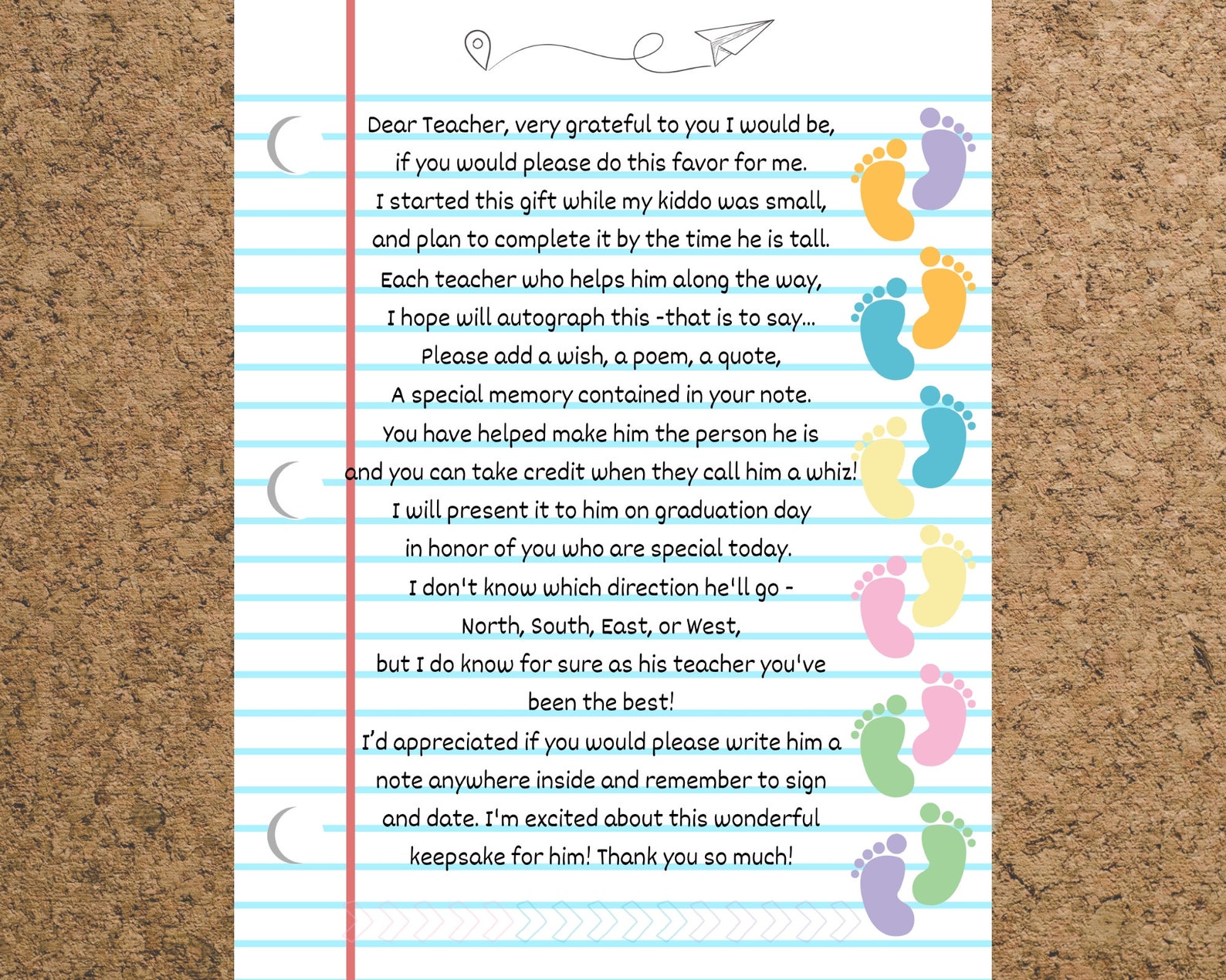 Oh the Places You'll Go Printable Instructions - Etsy