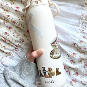 Hand-drawn Aesthetic Coquette Flower Bouquet Sticker