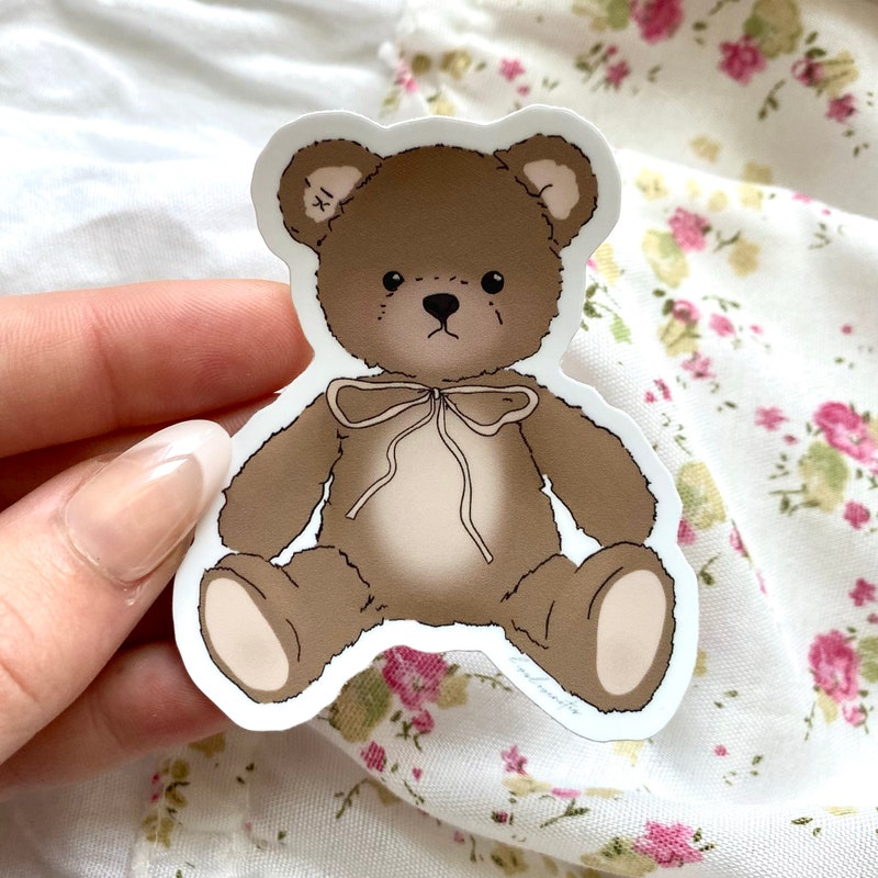 Teddy Bear Stickers - Etsy