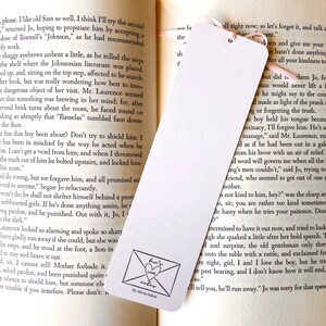 Watercolor-style Love Letter Envelope Customizable Bookmark