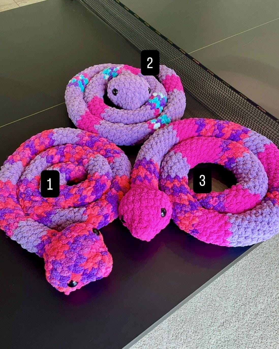 Jumbo Snuggle Snake 6ft Amigurumi Stuffed Animal Large Fluffy Crochet ...