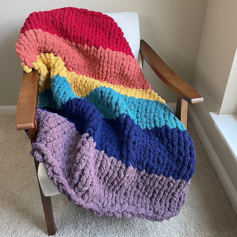Knit Lap Blanket - Etsy