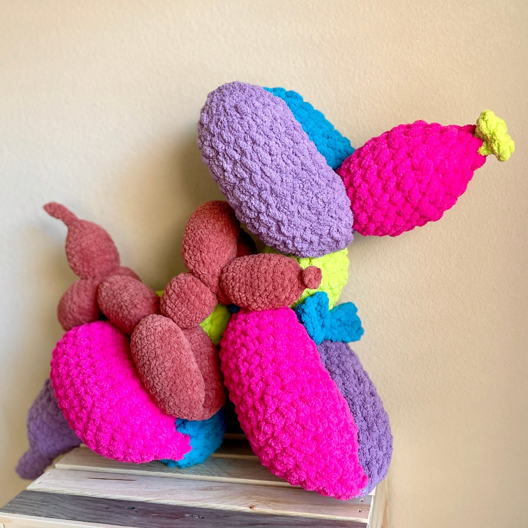 Jumbo Pinata the Balloon Dog Customizable Amigurumi Stuffed Animal ...