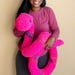 Jumbo Snuggle Snake 6ft Amigurumi Stuffed Animal Large Fluffy Crochet ...