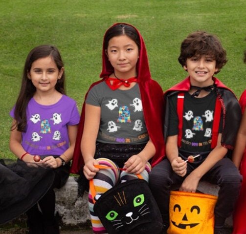 Coolest BOO Youth Halloween Autism Youth Shirt Halloween - Etsy