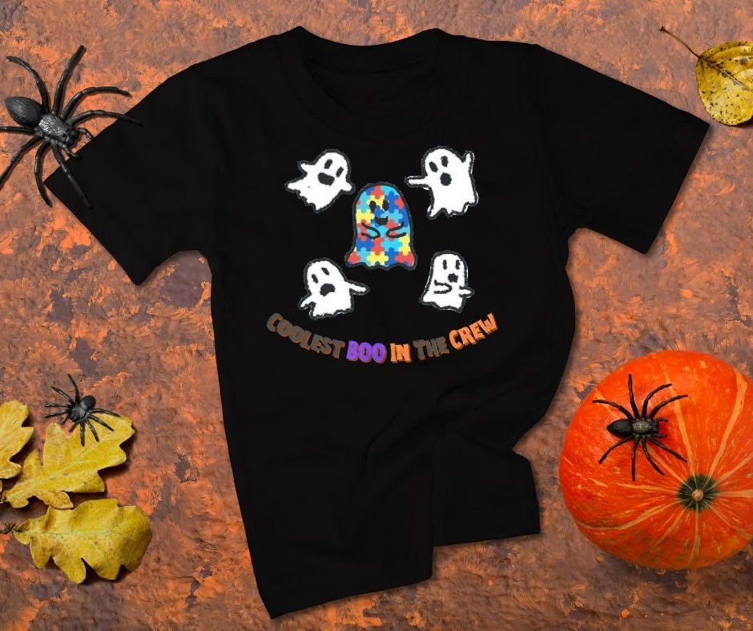 Coolest BOO Youth Halloween Autism Youth Shirt Halloween - Etsy