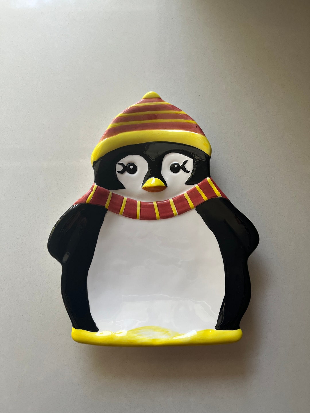 Vintage Penguin Plate - Etsy