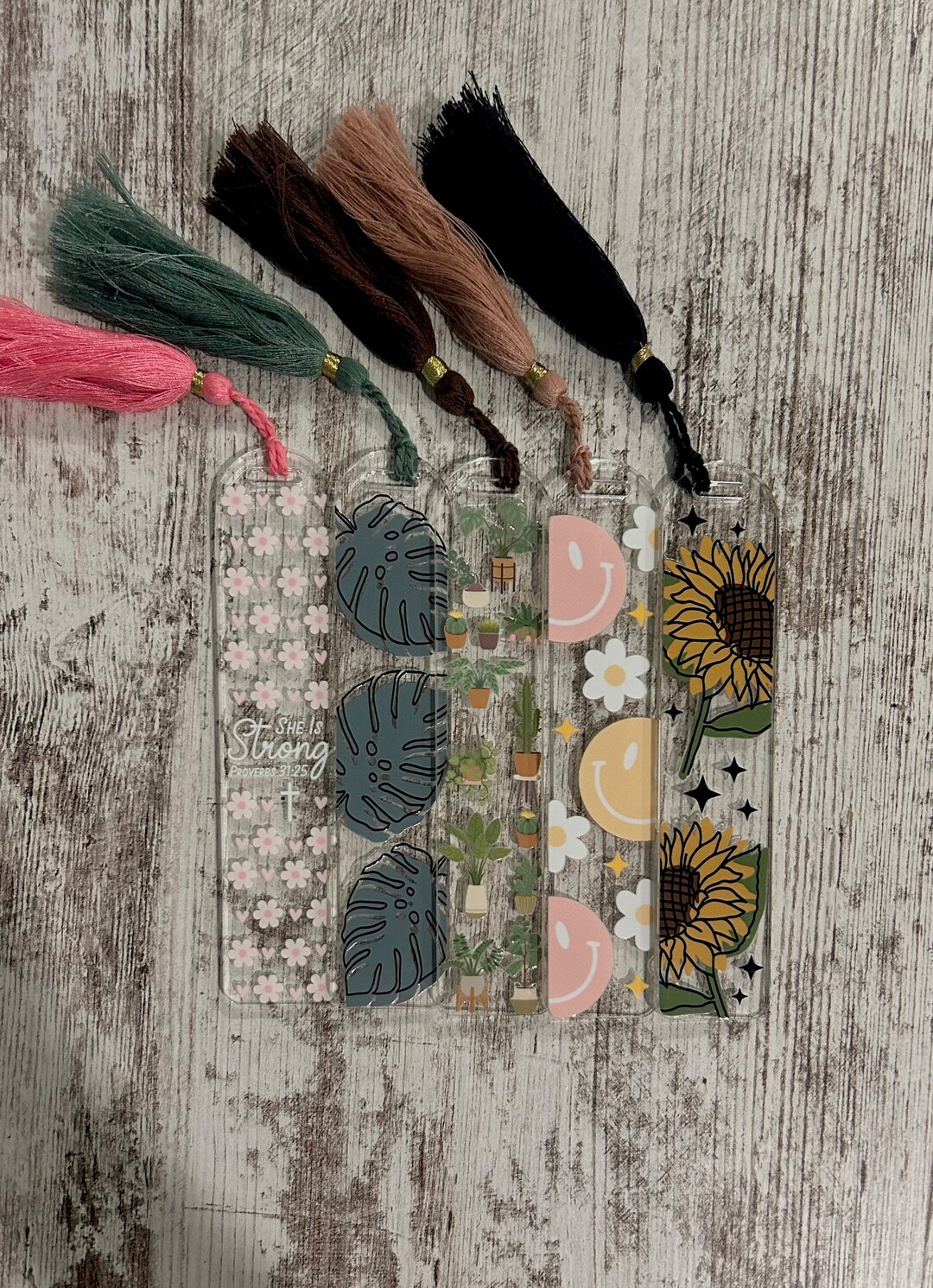 Acrylic Bookmark - Etsy