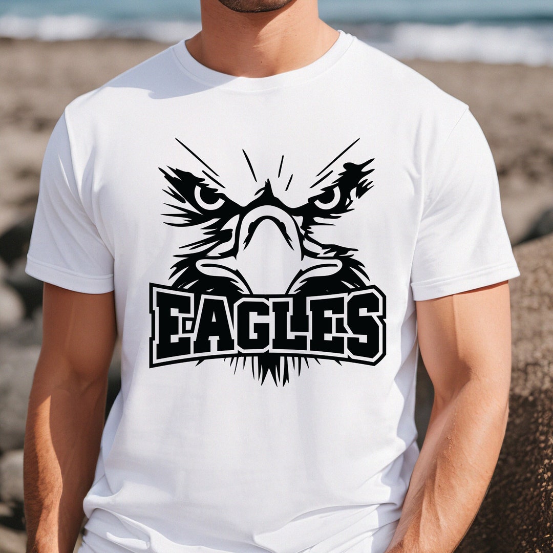 Eagles Mascot Shirt, Eagles Team Shirt, School Mascot Tee, Back to School, Eagles School Pride ...