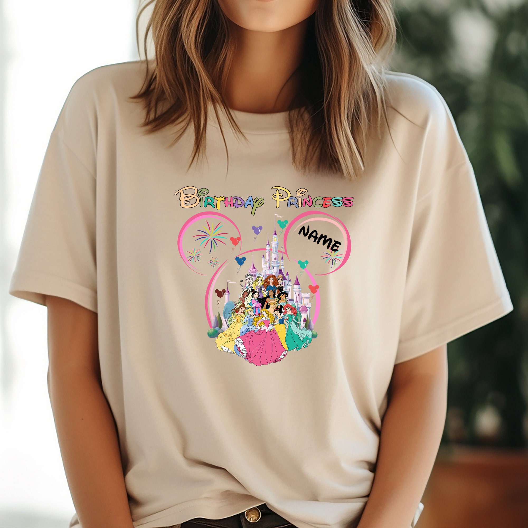 Disney Princess Birthday Shirt, Girl Birthday Shirt, Disney Cinderlla Shirts, Disney Birthday ...