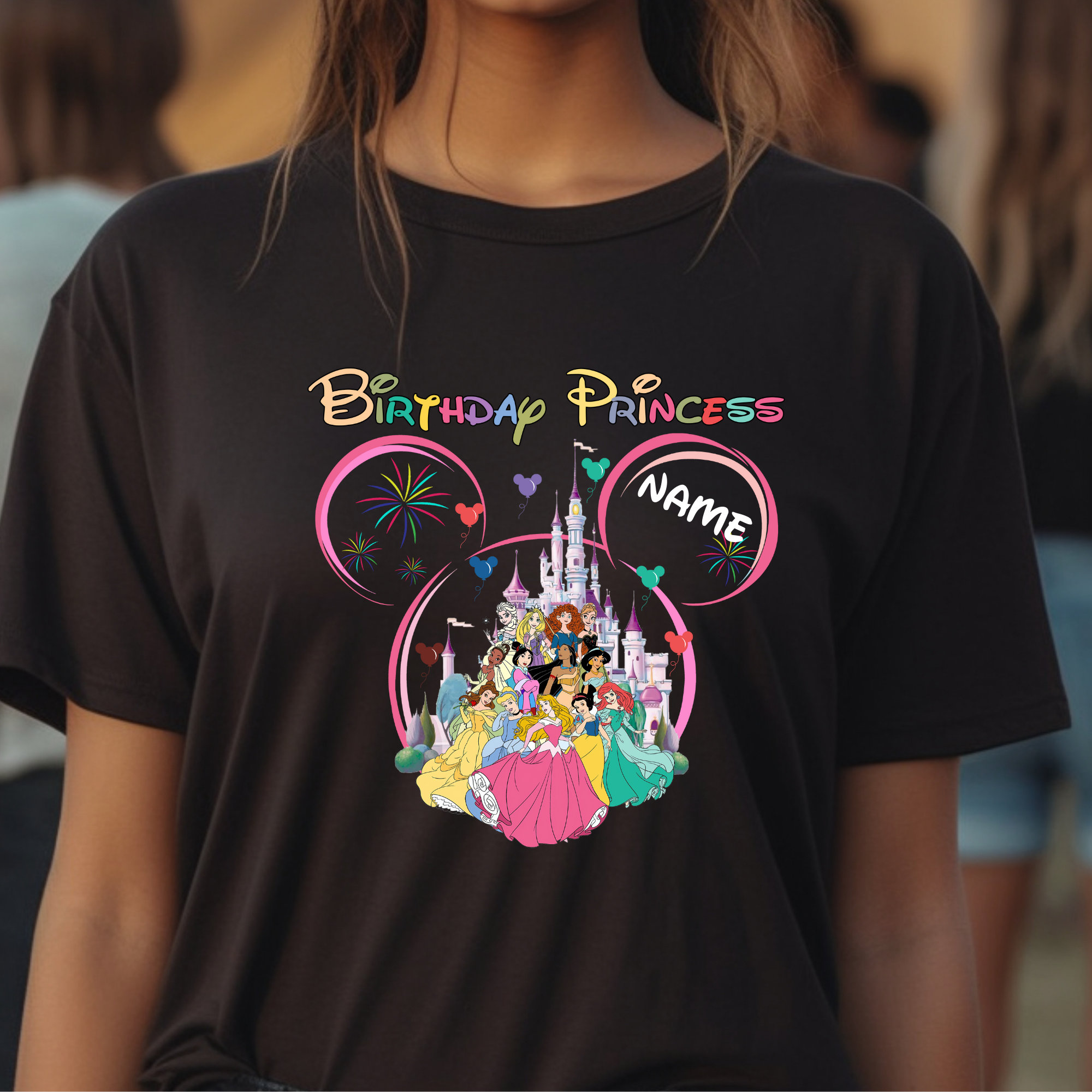 Disney Princess Birthday Shirt, Girl Birthday Shirt, Disney Cinderlla Shirts, Disney Birthday ...
