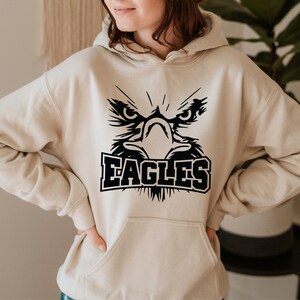 Eagles Mascot Shirt, Eagles Team Shirt, School Mascot Tee, Back to School, Eagles School Pride ...