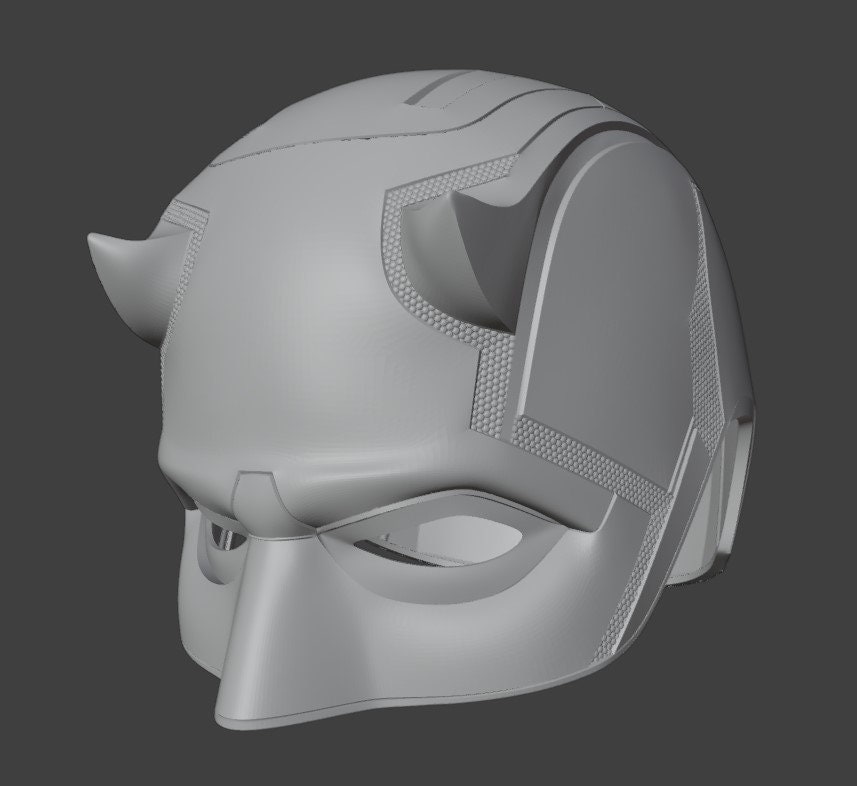 Daredevil Mask Cosplay 3d Model-3d Stl File,3d STL Model, ,3d Printer ...