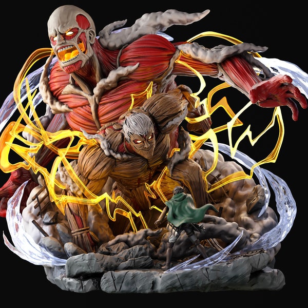 Attack on Titan 3d File - Etsy