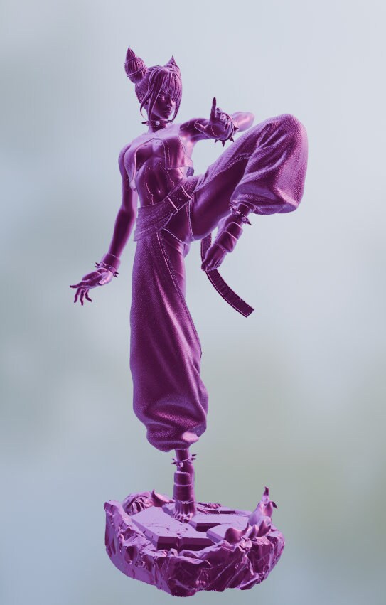 Juri Han from SF6 1/4 Scale Figure Stl 3d stl file,3D STL Model, 3d ...