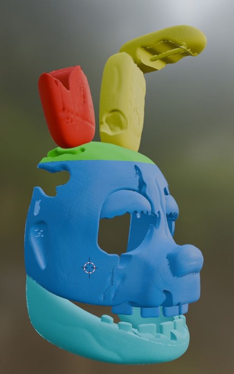 Fnaf Springtrap Freddy Fazbear Mask 3d Model-3d Stl File3d - Etsy UK