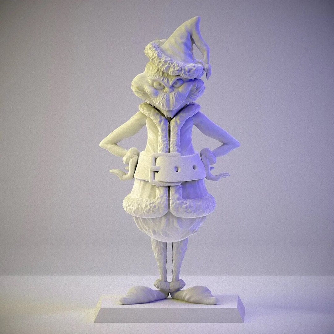 The Grinch 3D Print STL File for 3D Printing 3D Digital 3d - Etsy Canada