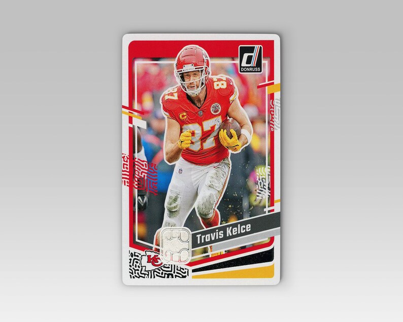 2x Travis Kelce Kansas City Chiefs Skin for Credit Card Debit Card ...