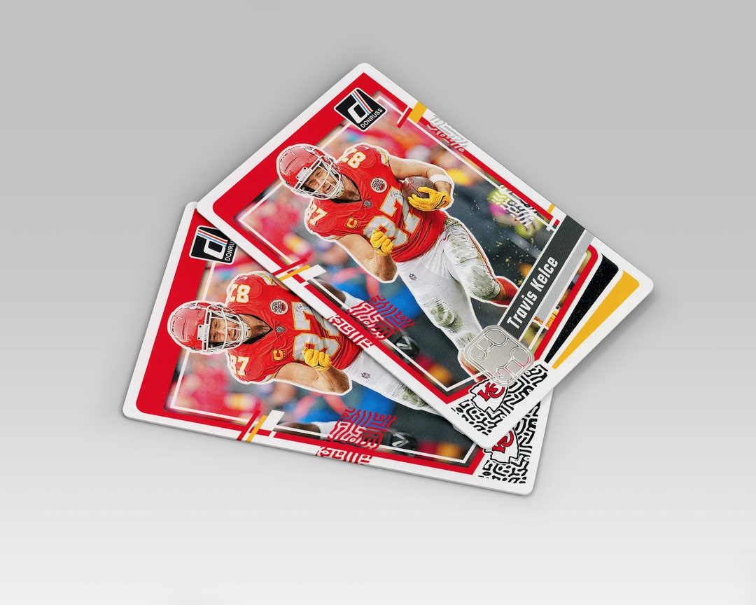 2x Travis Kelce Kansas City Chiefs Skin for Credit Card Debit Card ...