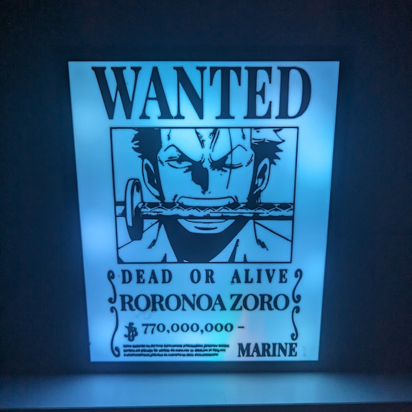 One Piece Zoro Led - Etsy
