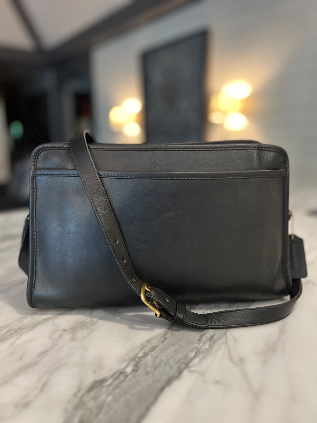 Vintage NYC Coach Swagger Crossbody Black Authicated - Etsy
