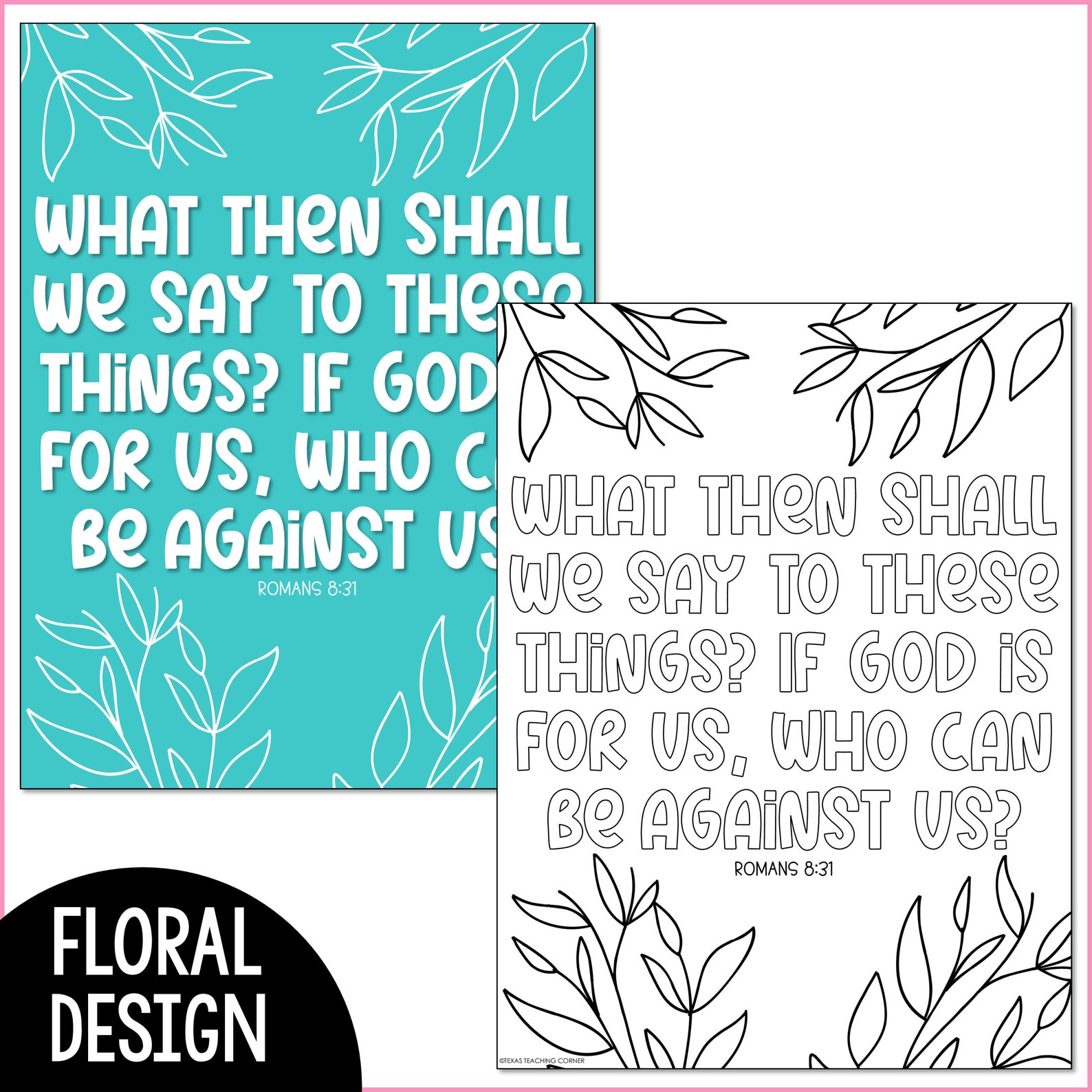 Bible Verse Posters | Christian Classroom Decor | Christian Homeschool ...