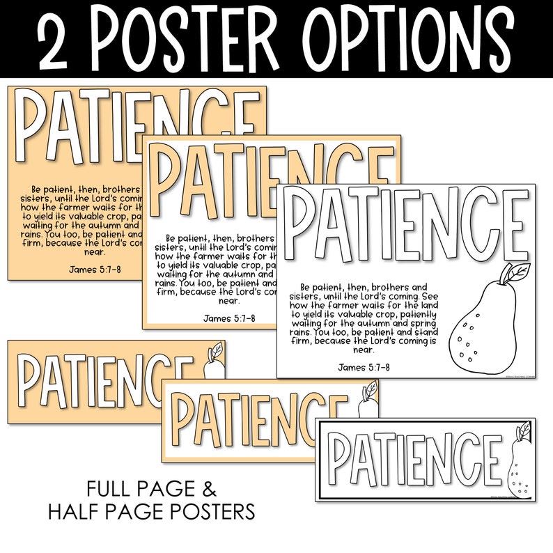Fruit of the Spirit Posters | Christian Classroom Decor (PDF Download ...