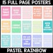 Pastel Groovy Posters | Bulletin Board Display | Groovy Classroom ...