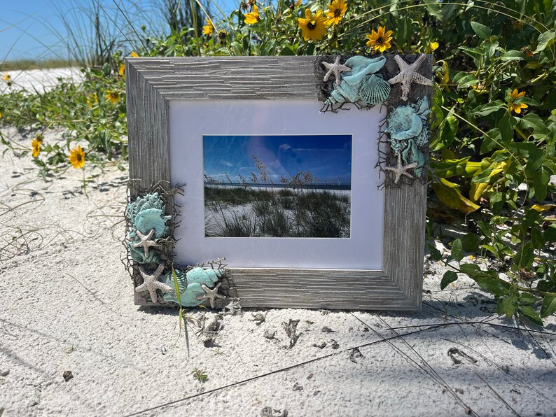 8x10 Beachy, Coastal Picture Frame - Etsy