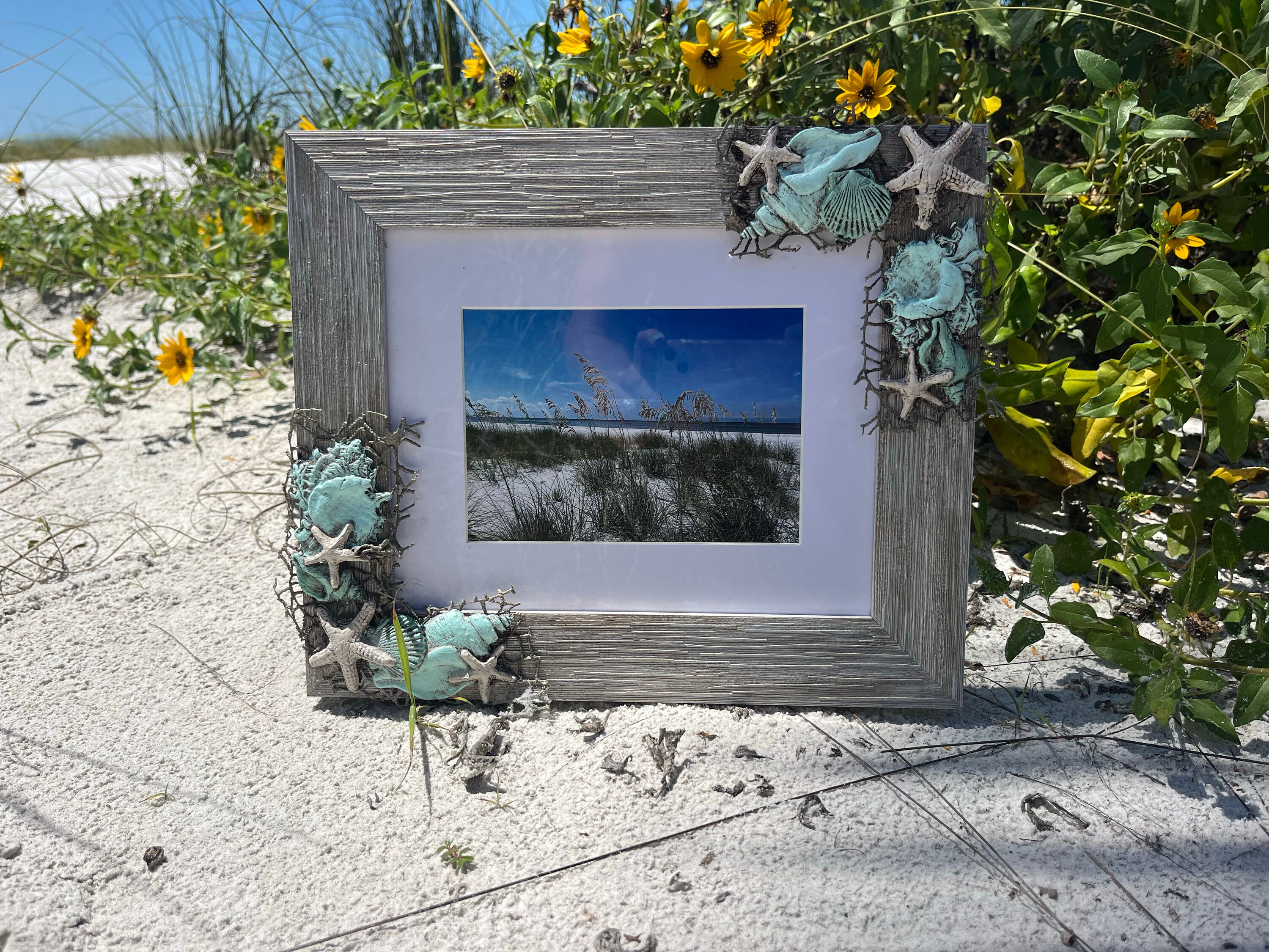 8x10 Beachy, Coastal Picture Frame - Etsy