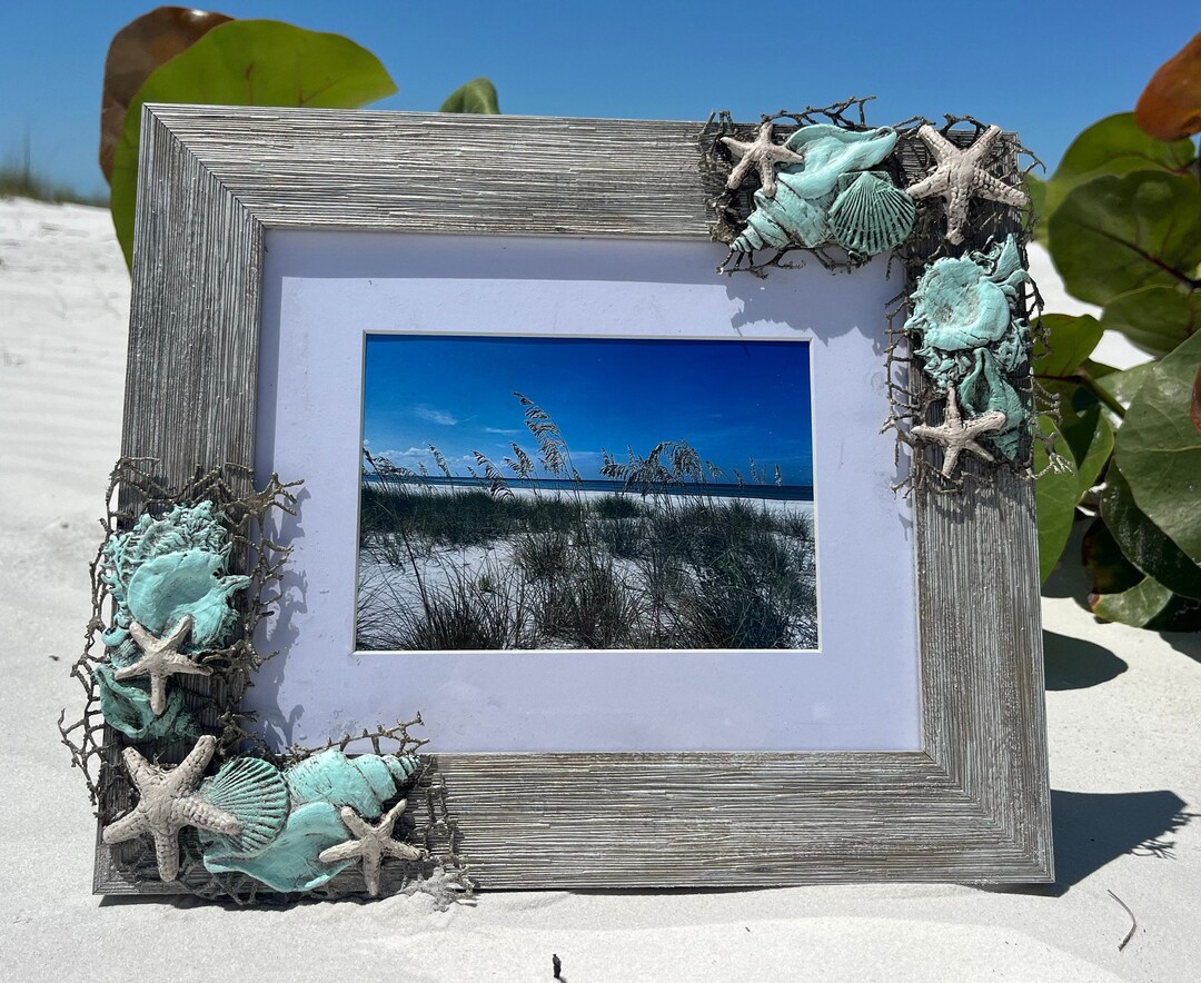 8x10 Beachy, Coastal Picture Frame - Etsy