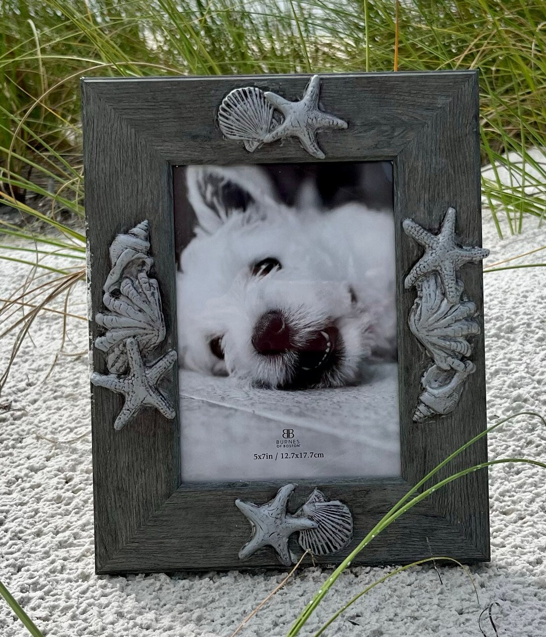 5x7 Grey Coastal, Beachy Frame - Etsy