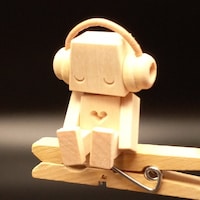 Three Whimsical Monster Automaton | Handcrafted Wood Carved Monster ...