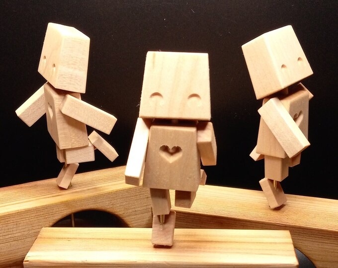 Twirling Robot Automaton (the Robot Spins & Jumps as You Turn the Hand ...