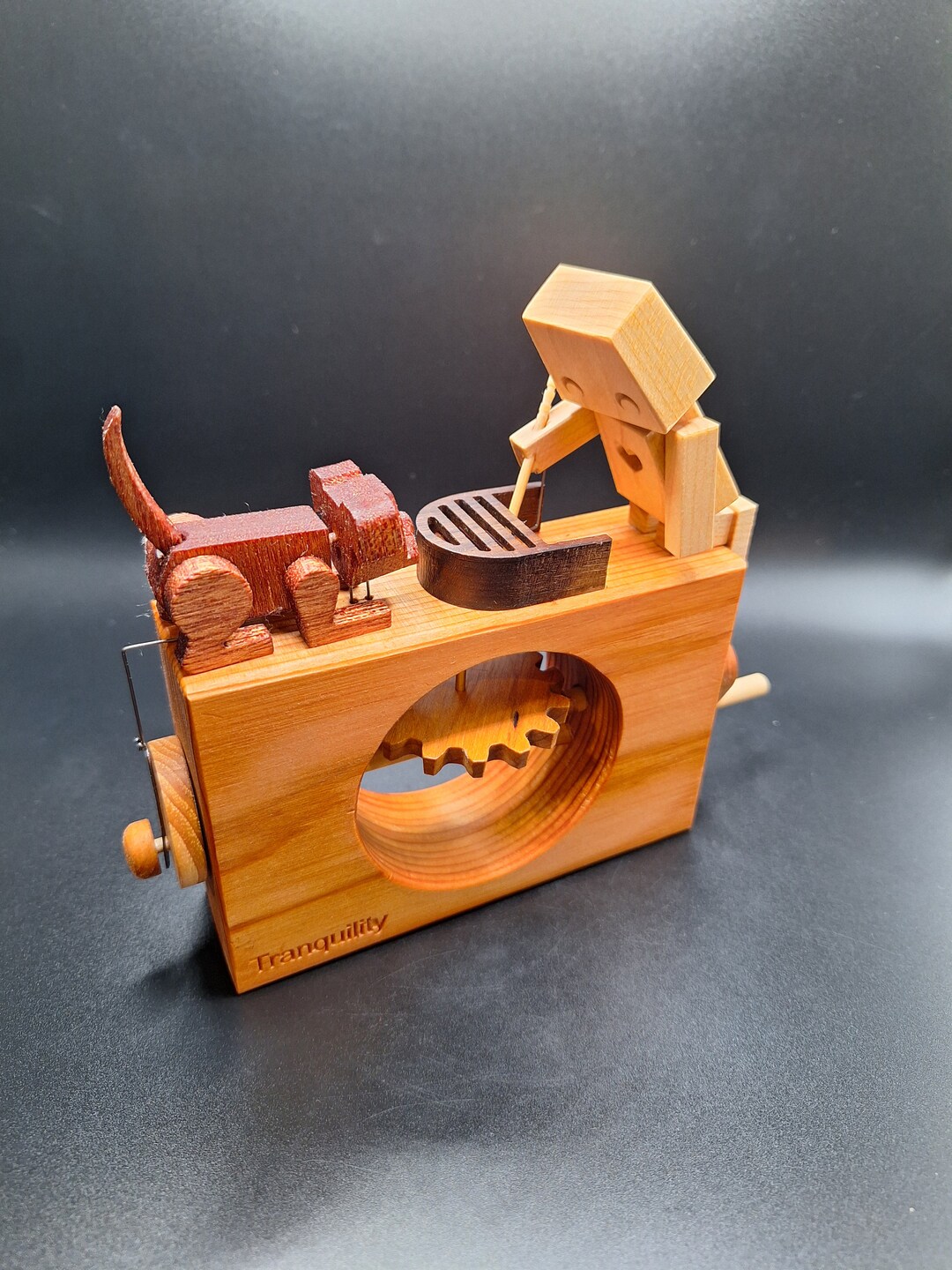 Robot & Dog Campfire Automaton tranquility - Etsy