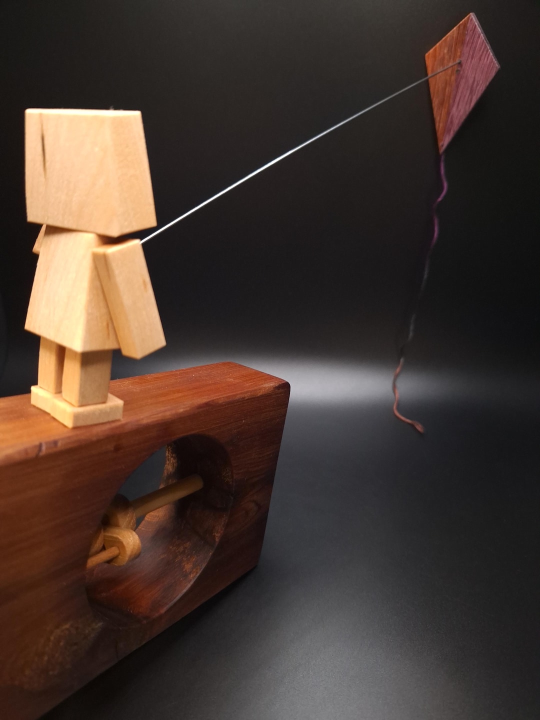 Kite Flying Robot Automaton (the Robot Pulls on the String as You Turn ...