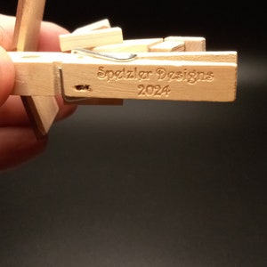 Tiny Robot Clothespin Automaton Reading a Book (it Turns It's Head When ...