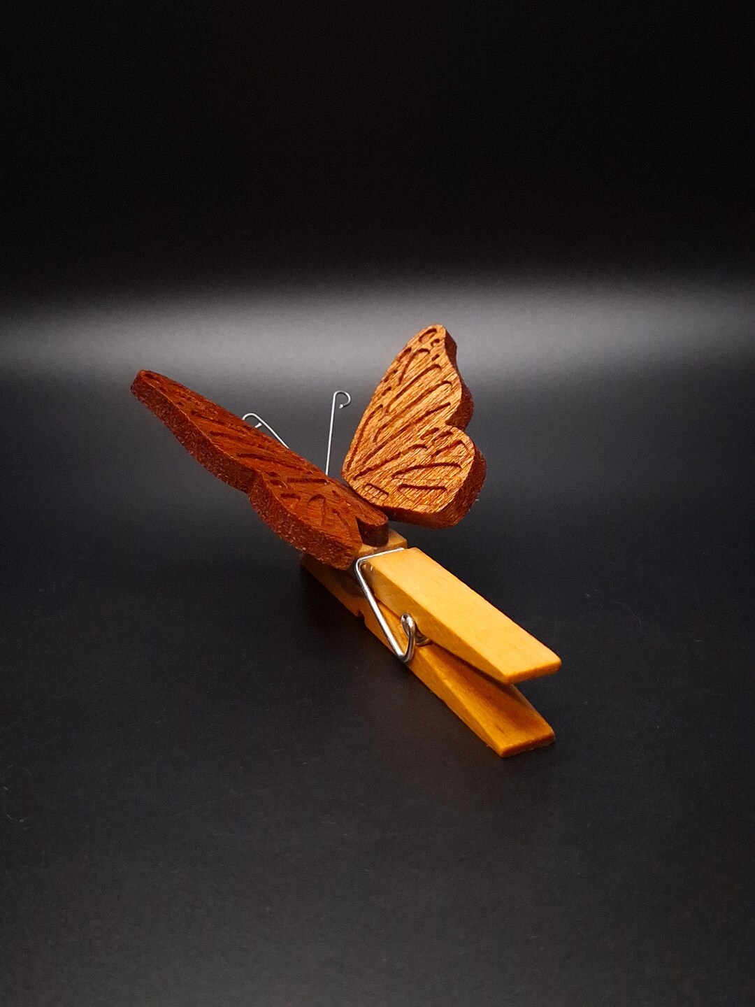 Butterfly Clothespin Automaton it Flaps Its Wings When You Squeeze the ...