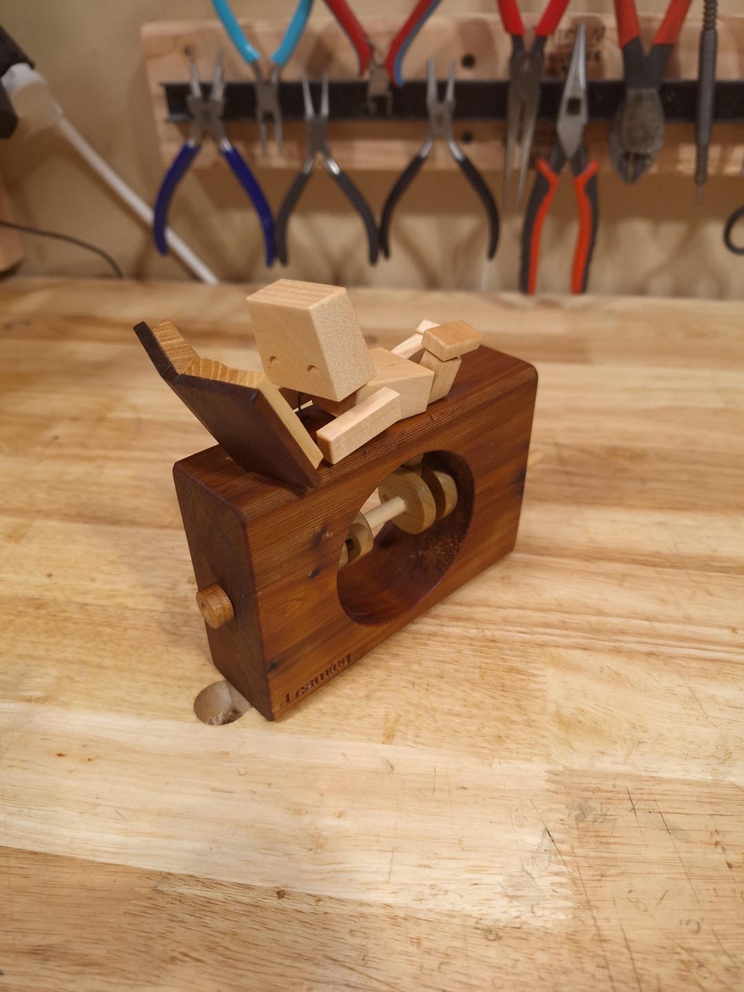 Book Reading Robot Automaton (the Robot Reads and Swings Its Foot as ...